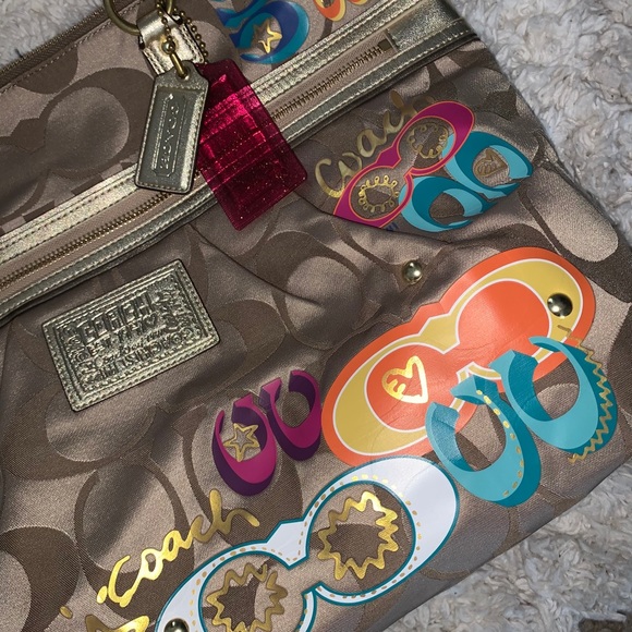 Coach | Bags | Coach Graffiti Vintage Shoulder Bac | Poshmark